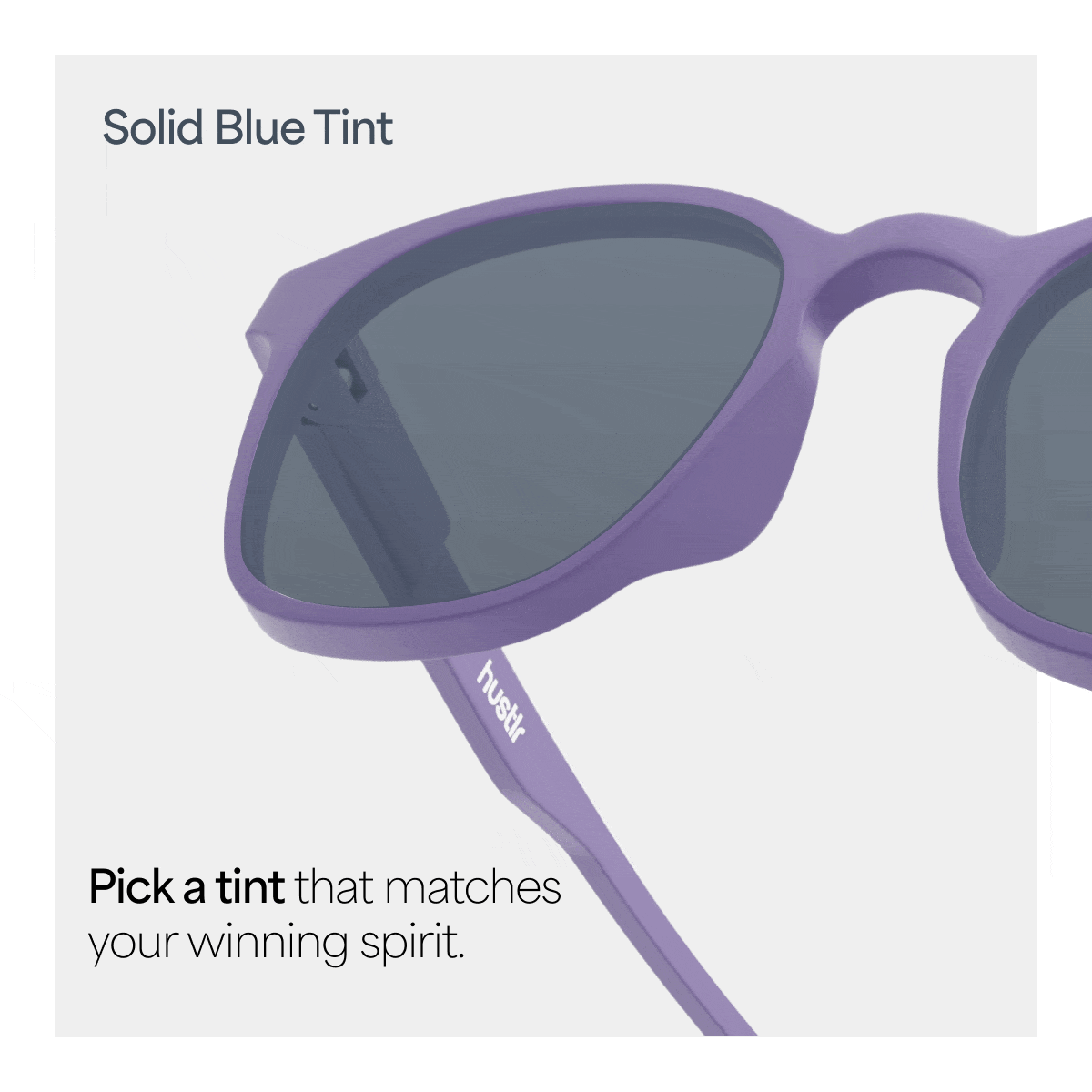 Buy Amethyst Blue Full Rim Square Hooper HP E15011 C18 sunglasses at ...