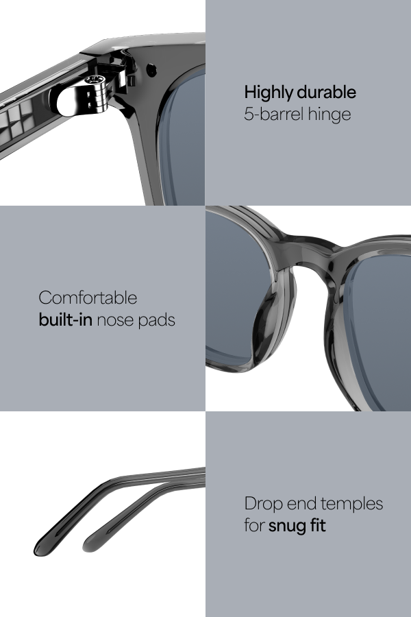 Buy Graphite Blue Full Rim Square Lenskart HUSTLR LH E16985-N C4 ...