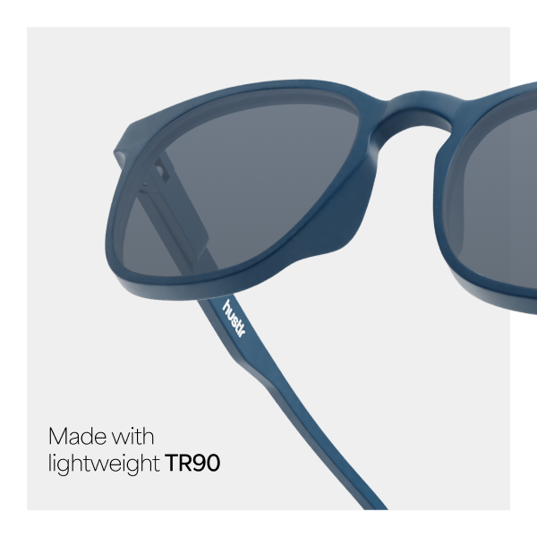 Buy Navy Blue Full Rim Square Hooper HP E15011 C15 sunglasses at Lenskart.