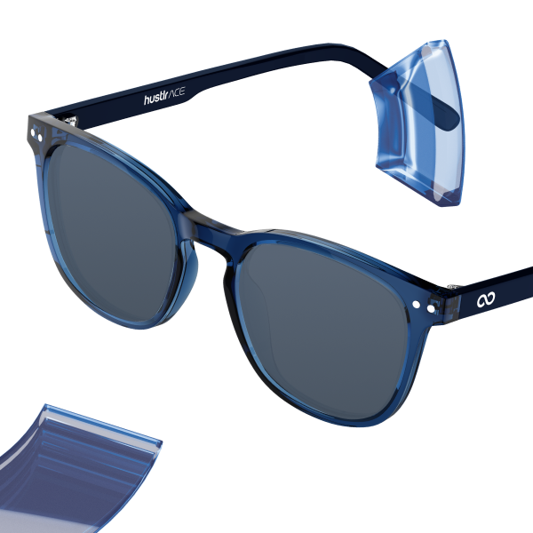 Buy Sapphire Blue Full Rim Square Lenskart HUSTLR LH E16985-N C3 ...